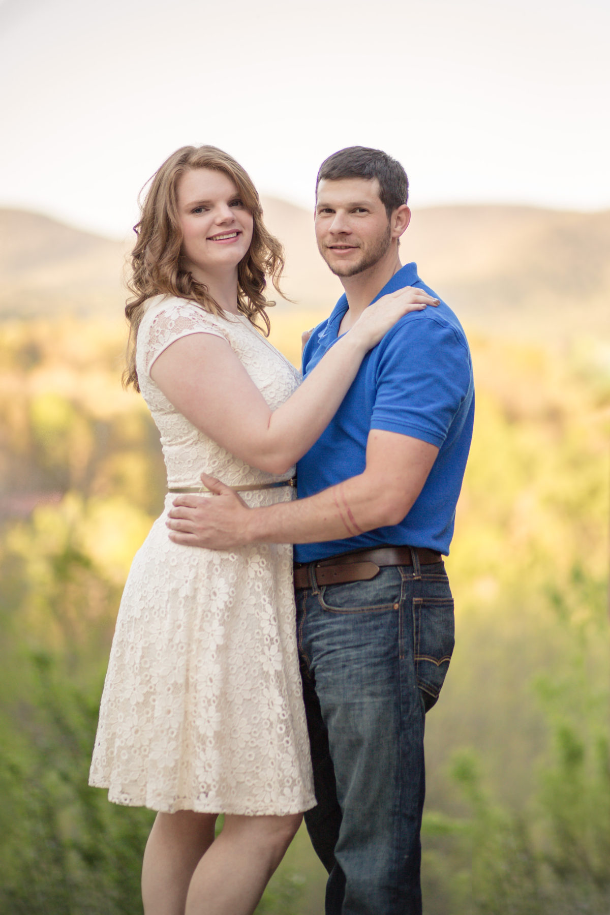Jess+Kyle |Cleveland Georgia Engagement Photography | Golden Hour ...