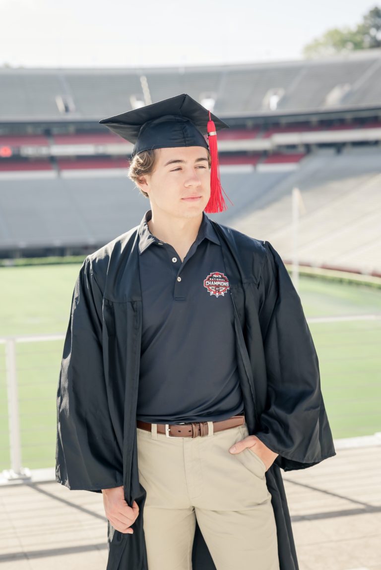 UGA Senior Portraits | Andrew's Fun Senior Portraits