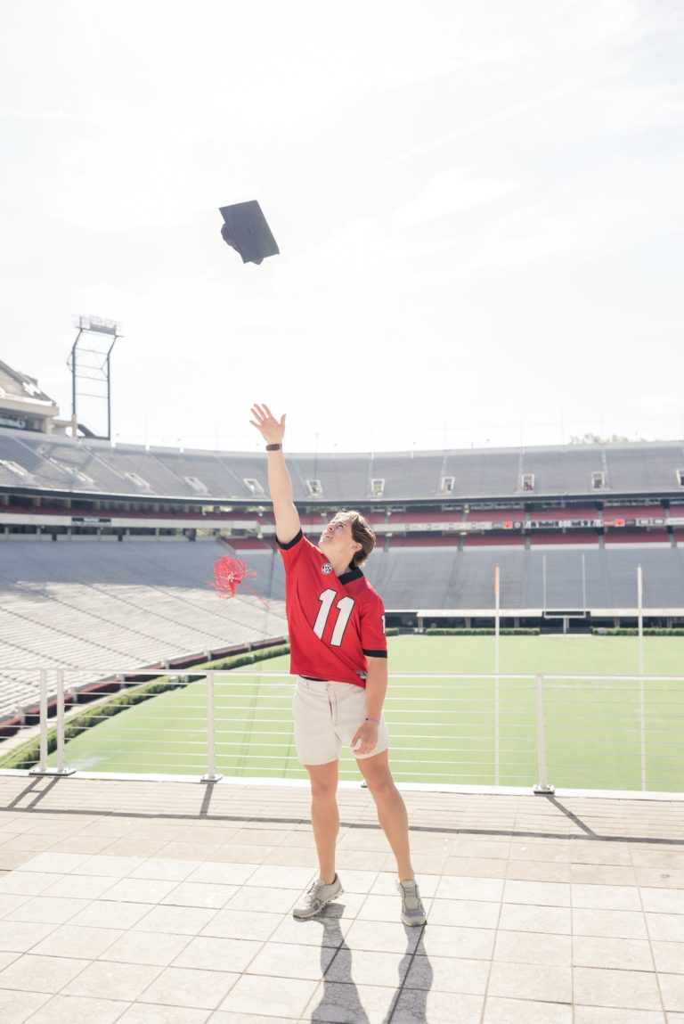 UGA Senior Portraits | Andrew's Fun Senior Portraits