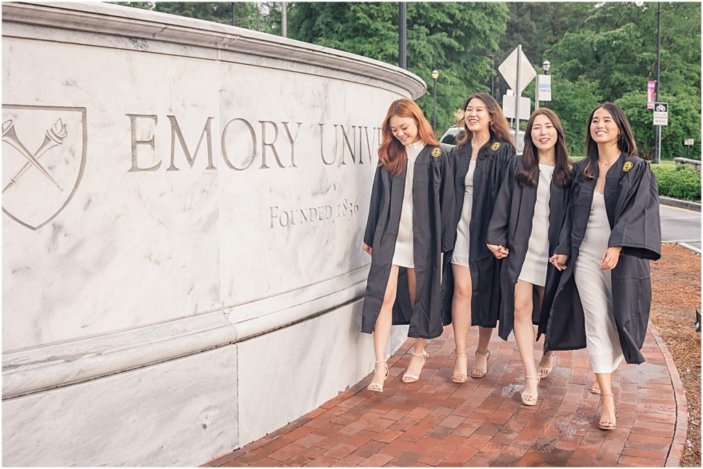 Emory University Senior Photographer: Cheerful Senior Photos